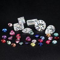China Lab Grown Loose Moissanite Diamond VVS Certificate 7-Carat Bright Custom Synthetic Gems for sale