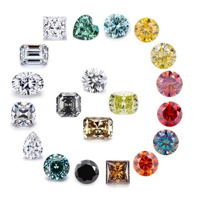 China Fancy Yellow Gray Dark Grey Canary Green Red Pink Color Coloured Loose Diamonds for sale
