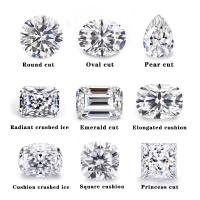 China Emerald Cut EF White VVS Synthetic Gemstone Loose Moissanite Diamond For Rings for sale