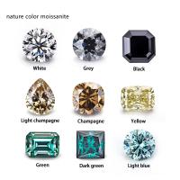 China Emerald Cut EF White VVS Synthetic Gemstone Loose Moissanite Diamond For Rings for sale
