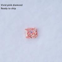 China Red Radiant Cut Diamond Loose Moissanite Jewelry Vivid Pink Lab Grown Diamonds Moissanite for sale