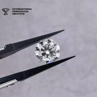 China 0.5ct 1ct 1.5ct 2ct 3ct White Loose Moissanite Diamond HPHT CVD Lab Grown Diamond for sale