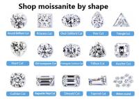 China Lab Created Vvs Diamonds Round Brilliant Cut Small Size White D Loose Melee Moissanite for sale