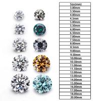 China Lab Created Vvs Diamonds Round Brilliant Cut Small Size White D Loose Melee Moissanite for sale