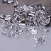 China 3 Carat Small Size Emerald Cut Vvs Lab Grown Diamond Melee Moissanite for Jewelry for sale