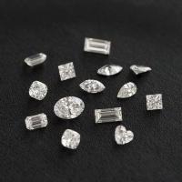 China Princess Cut 1.4*1.4-4*4mm Melee HPHT DEF VS Square Lab Created Diamonds Moissanite for sale