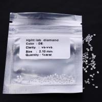 China Princess Cut 1.4*1.4-4*4mm Melee HPHT DEF VS Square Lab Created Diamonds Moissanite for sale