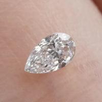 China Lab Grown Diamonds for Jewelry Pendant Bracelet Earring , Pear Cut Moissanite Loose Stones for sale