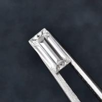 China Round White Melee Moissanite Stone Baguette Cut Loose Gemstone for Jewelry Making for sale