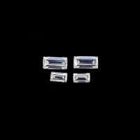 China Flawless Melee Moissanite Baguette Cut Loose D Color Vvs1 Moissanite Diamond for sale