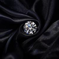 China 5mm-20mm VVS1 White Round Cut Loose Moissanite Stone Heat Treated for Stud Earrings for sale
