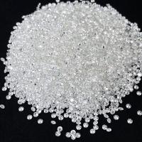 China Ring White Loose Moissanite Diamond 1.0 CT Per Pack Small Size Round Melee Moissanite for sale