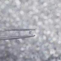 China Synthetic GRA VVS Melee Moissanite Round Brilliant Cut Loose Gemstones Moissanite Diamond for sale