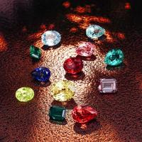 China Oval Brilliant Cut 6*8mm Certified Lab Grown Loose Color Moissanite For Woman Jewelry for sale