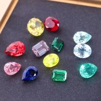 China Synthetic Lab Grown Emerald Gemstone VVS All Size Shapes Customized for sale