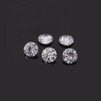 China Small Size Faceted Loose Bead Gemstone Silver Moissanite Pendant for Jewelry Making Design for sale