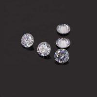 China Small Size Faceted Loose Bead Gemstone Silver Moissanite Pendant for Jewelry Making Design for sale