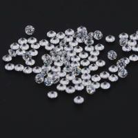 China Engagement Ring White Loose Moissanite Diamond 0.9mm - 3mm Melee Size Cubic Zirconia for sale