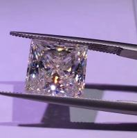 China Princess Cut Vivid Yellow Mosanita VVS Loose Emerald Moissanite Diamond moissanite rings pink moissanite promise ring for sale