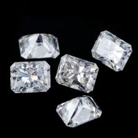 China Princess Green Yellow Pink Moissanite Stone VVS Loose Cushion Mosanita Diamond rose gold moissanite engagement rings for sale