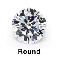 China moissanite oval ring Synthetic Gem Round Brilliant Cut Charles VVS Loose Mossanite Diamond moissanite rings 1 carat for sale
