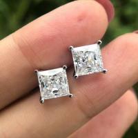 China Stud earrings Moissanite Diamond Heart Princess Asscher Cushion Round Brilliant Cut Charles VVS Loose Gemstone for sale