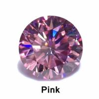 China Manufacturers Wholesale moissanite loose stone Diamond Test GRA diamond round Loose Moissanite Stones for jewelry making for sale