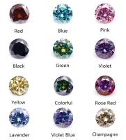 China Manufacturers Wholesale moissanite loose stone Diamond Test GRA diamond round Loose Moissanite Stones for jewelry making for sale