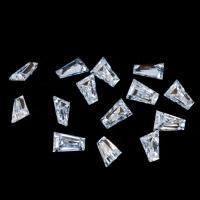 China moissanite solitaire ring Wholesale Mossanite Gem Tapered Baguette Cut Charles VVS Loose Moissanite Diamond gem for sale