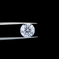 China Gemstone Shape Oval 2-10ct White Round Cut Loose Moissanite for Engagement Rings for sale
