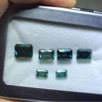 China Vivid Yellow Moissanite Gem Radiant Cut GRA VVS Loose Mosanite Diamond For Gold Ring for sale