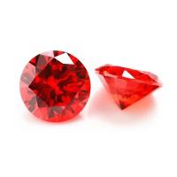 China Wholesale 3A Colors CZ Stones Round Cut 3.0mm-9.0mm Cubic Loose Moissanite Diamond For Silver Jewelry for sale