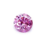 China GRA Certificate Pink Color 3mm To 12mm Moissanite Diamond VVS1 Round Brilliant Cut Loose Moissanite Stones for sale