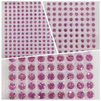China GRA Certificate Pink Color 3mm To 12mm Moissanite Diamond VVS1 Round Brilliant Cut Loose Moissanite Stones for sale