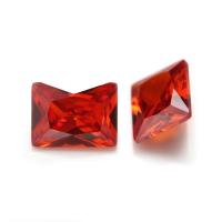 China Factory Wholesale Gemstone Color Moissanite Rectangle 3A 5A Loose Cubic Zirconia Stones 4ct For Moissanite Ring for sale