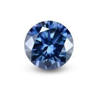 China Wholesale GRA Moissanite Gray Pink Yellow Champagne Blue Green Round Cut Loose Moissanite Diamond For Jewelry Making for sale