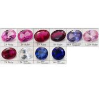 China Gems Synthetic 34# Sapphire Square 1.5x1.5mm-10x10mm Corundum Loose Gemstone For Rings Vvs Moissanite Custom Pendant for sale