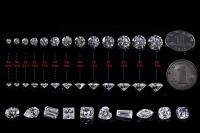 China GRA Certificate Cut White Moissanite Diamond Princess Oval Pear Asscher Radiant Emerald Cut Loose Moissanite Stones VVS for sale