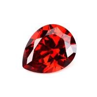China Vintage Moissanite Engagement Rings Loose Gemstones Various Colors Pear Shape 6x4mm Synthetic Cubic Zirconia for sale
