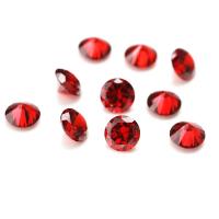 China 3A Quality Pink Color Wholesale Loose Gemstones Round Shape 2mm 3mm Synthetic Cubic Zirconia Custom Moissanite for Pendant for sale