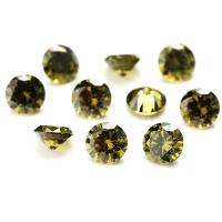 China 3A Quality Pink Color Wholesale Loose Gemstones Round Shape 2mm 3mm Synthetic Cubic Zirconia Custom Moissanite for Pendant for sale