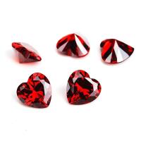 China Colors CZ Moissanite Diamond Heart Cut 3x3mm 4x4mm Synthetic Cubic Zirconia for sale