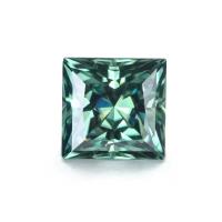 China Princess Cut 5.5x5.5mm 1carat Moissanite VVS Colors Square Brilliant Loose Diamond for sale