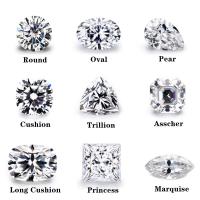 China D Colorless Synthetic Moissanite Triangle Cut VVS1 Loose Moissanite Diamond 5 Carat Ring for sale