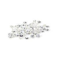 China Wholesale Loose Small Moissanite Round Cut 0.8mm- 3mm White D Moissanite Diamond VVS1 Per Carat For Hip Hop Jewelry for sale