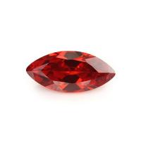 China 8x4mm Marquise Shape CZ Stones Ideal for Jewelry Making and Men's Wedding Bands for sale