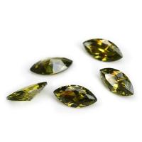 China 8x4mm Marquise Shape CZ Stones Ideal for Jewelry Making and Men's Wedding Bands for sale