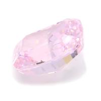 China 4k Iced Cut Cz Stones Pink Color Cushion Shape 7x6mm 10x8mm Loose Gemstone Synthetic Cubic Zirconia for sale
