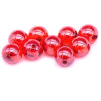 China Roundball Garnet Peridot Pink Colors CZ Beads Synthetic Cubic Zirconia Loose Gemstone For Diamond Earrings for sale