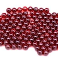 China Roundball Garnet Peridot Pink Colors CZ Beads Synthetic Cubic Zirconia Loose Gemstone For Diamond Earrings for sale